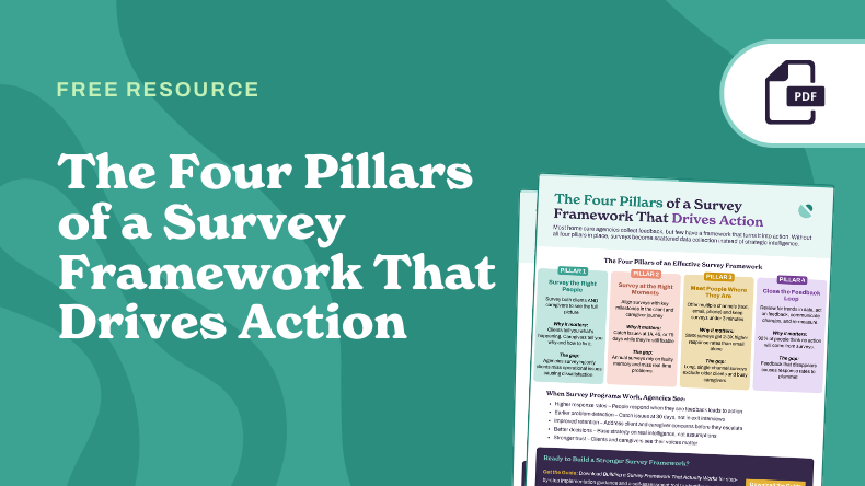 The Four Pillars of a Survey Framework That Drives Action | Activated ...